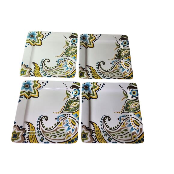 Home | Dining | Target Home Kashmir Blue Yellow Paisley Square 75 ...